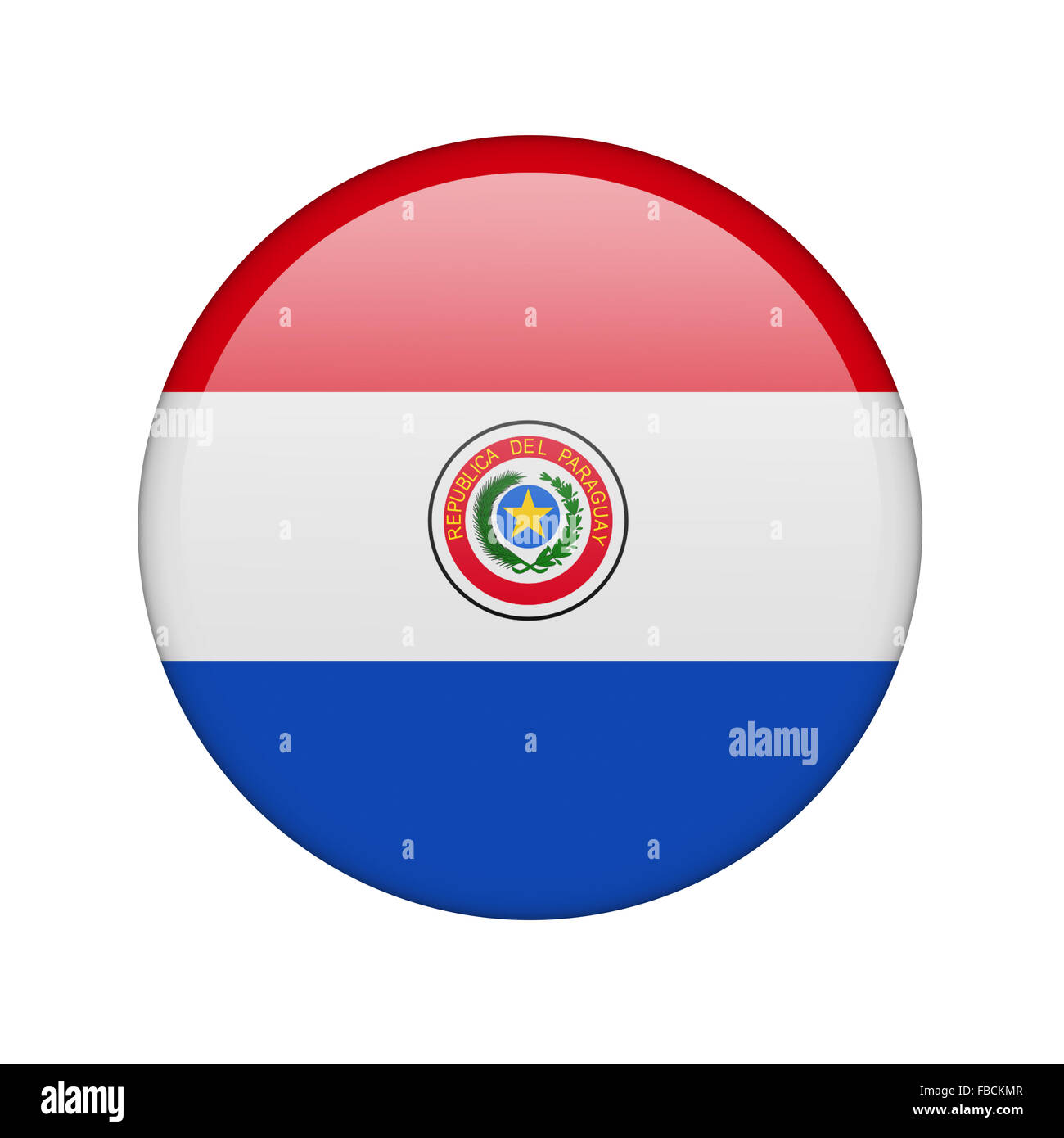 The Paraguayan flag Stock Photo - Alamy