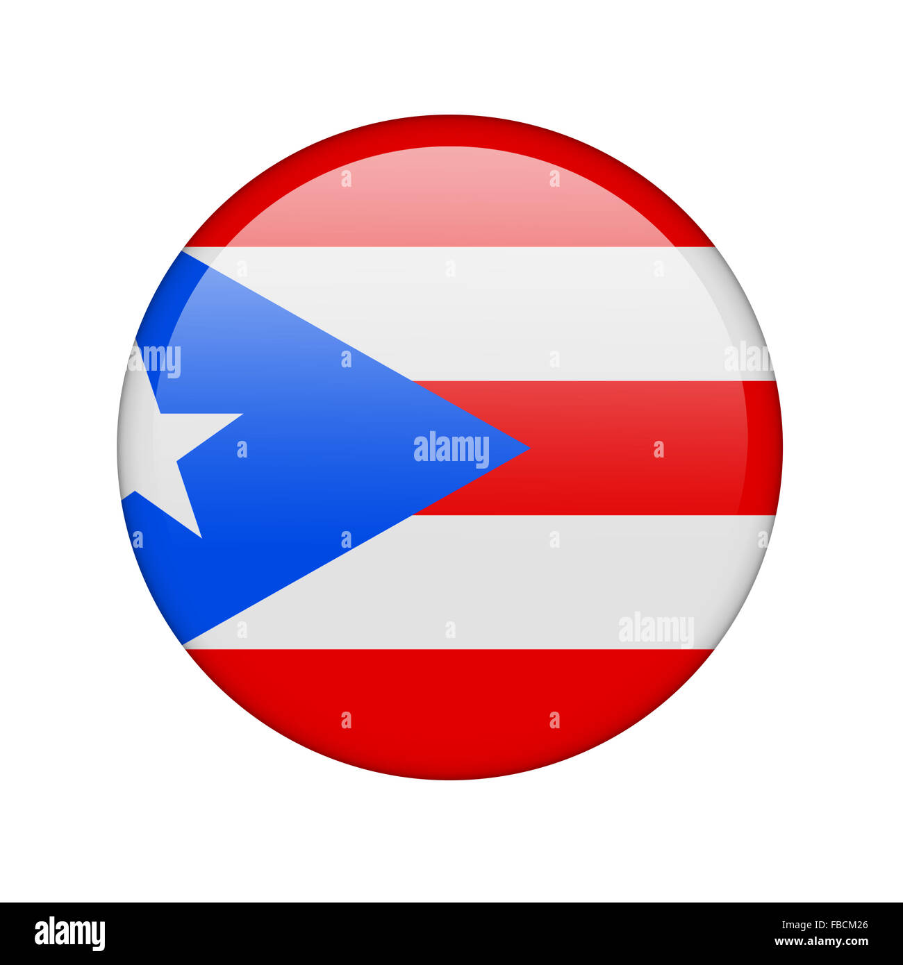 The Puerto Rico flag Stock Photo - Alamy