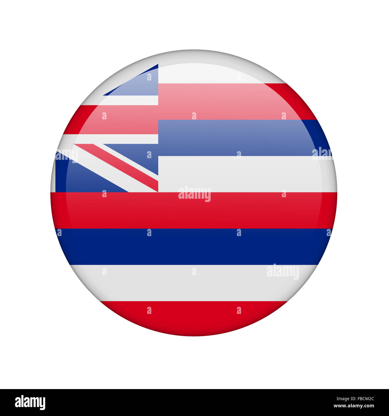 The Hawaii flag Stock Photo - Alamy