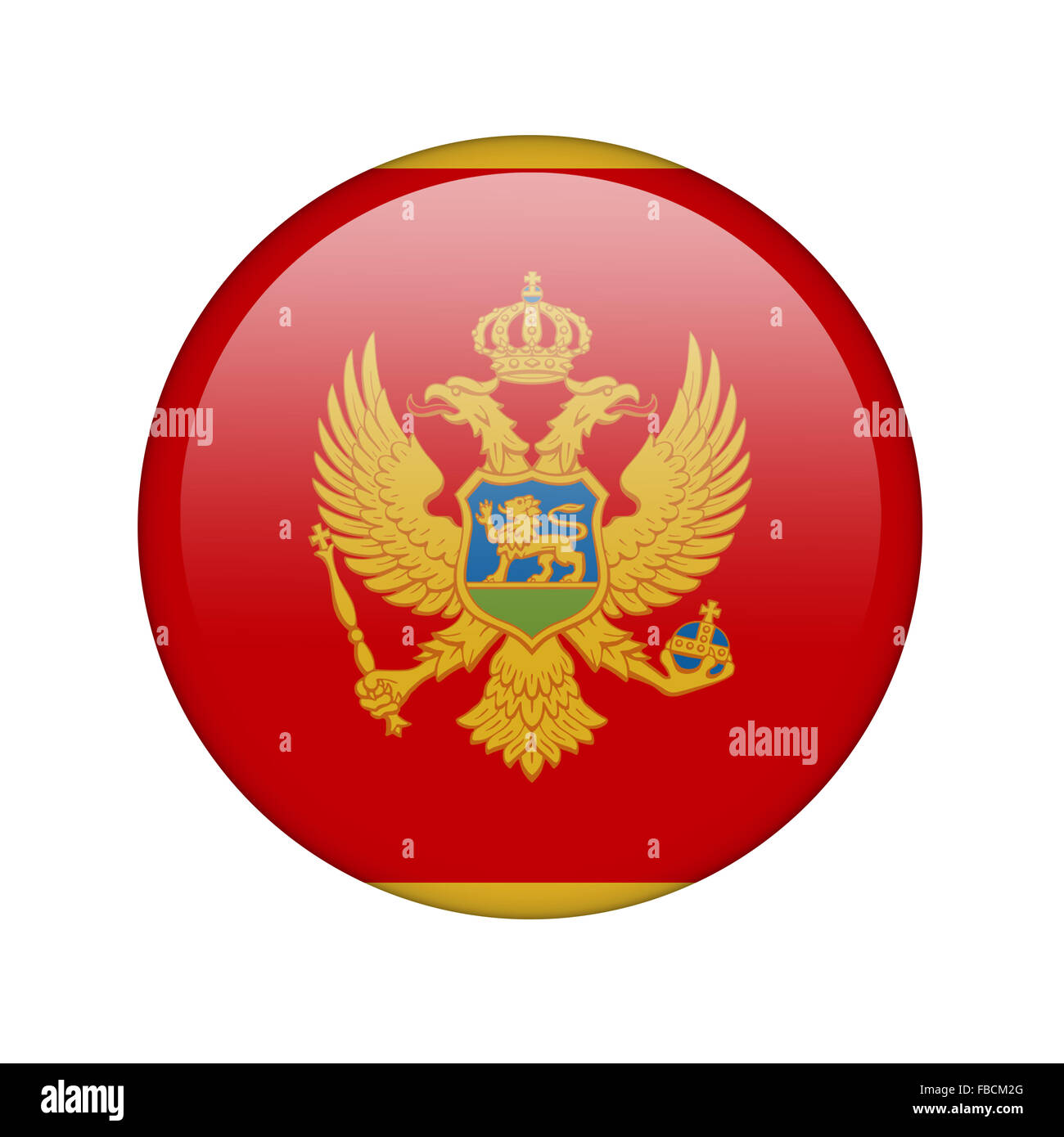 The Montenegro flag Stock Photo - Alamy