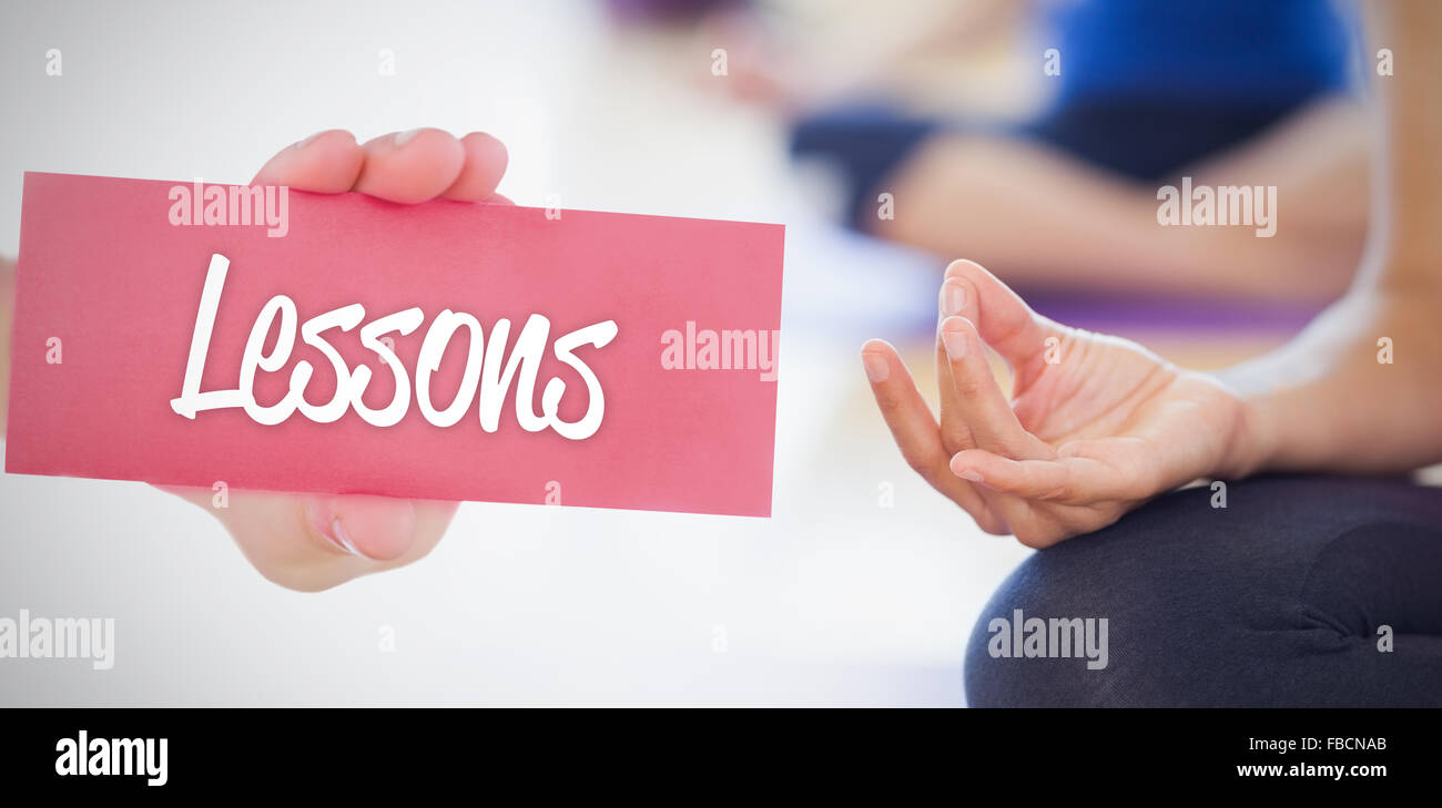 Lessons against people background Stock Photo - Alamy