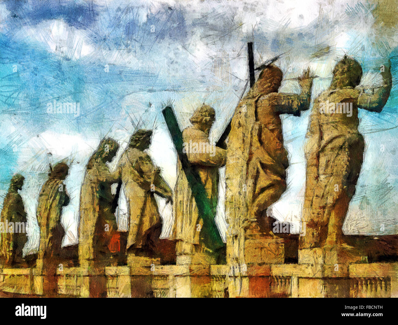 Protectors Of The Faith Rome Italy Stock Photo - Alamy