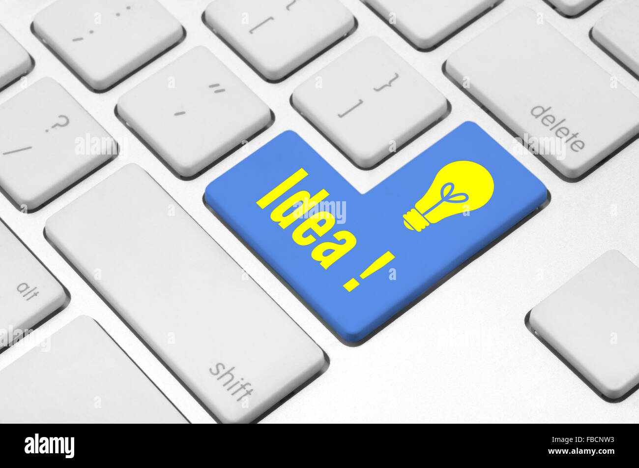 Idea key on the computer keyboard Stock Photo - Alamy