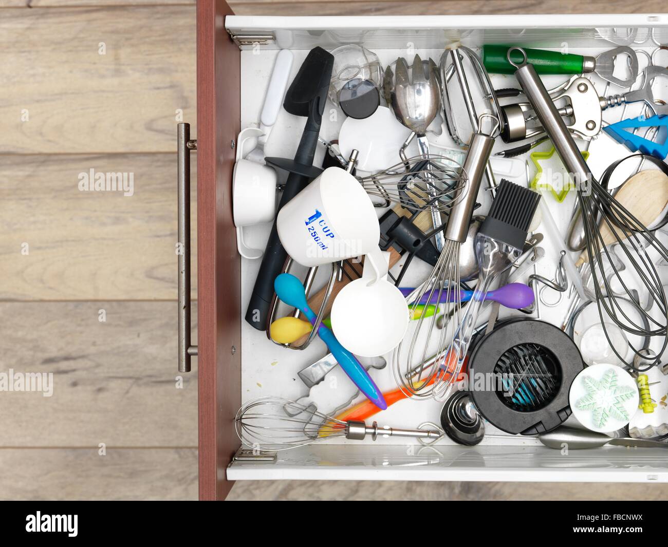 A studio photo of a kitchen drawer Stock Photo - Alamy