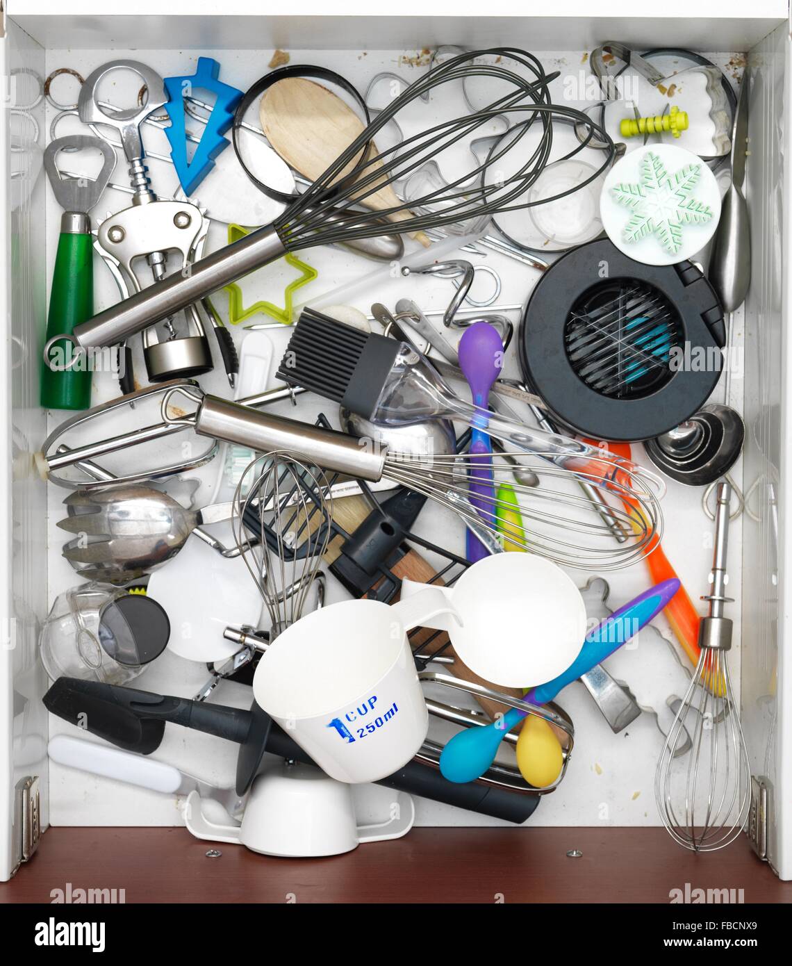 A studio photo of a kitchen drawer Stock Photo - Alamy