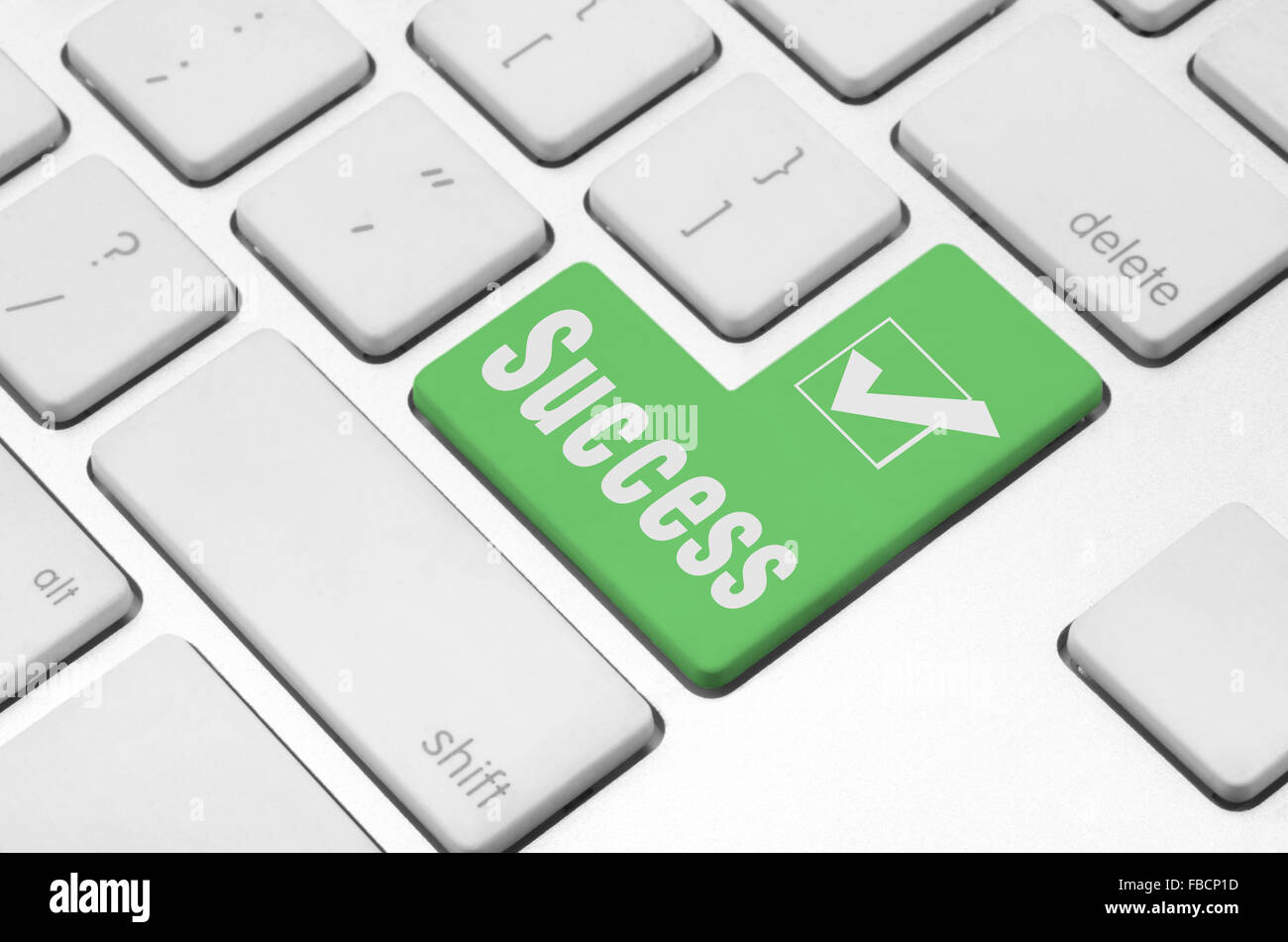 Success key on the computer keyboard Stock Photo - Alamy