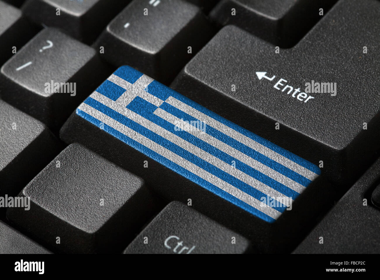 Greek language keyboard hi-res stock photography and images - Alamy