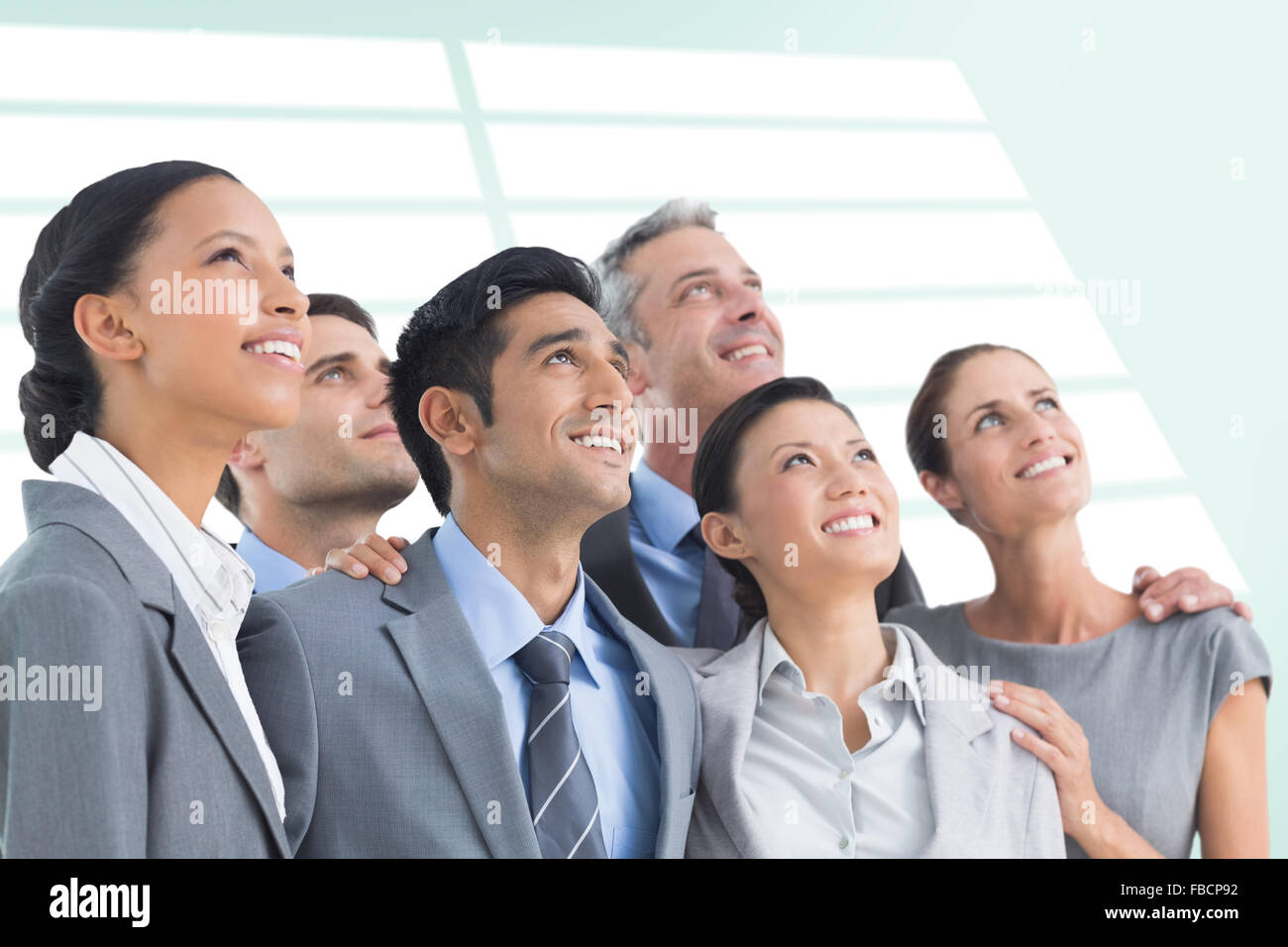 People looking up hi-res stock photography and images - Alamy