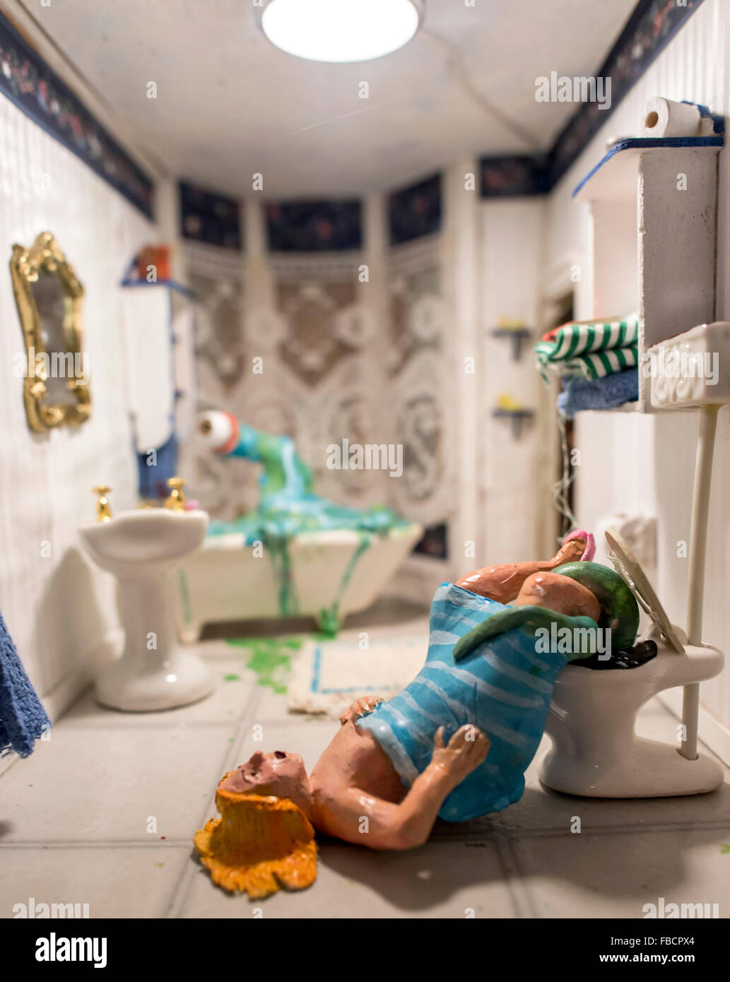 Portland, Oregon, USA. 14th Jan, 2016. A display at Freakybuttrue ...