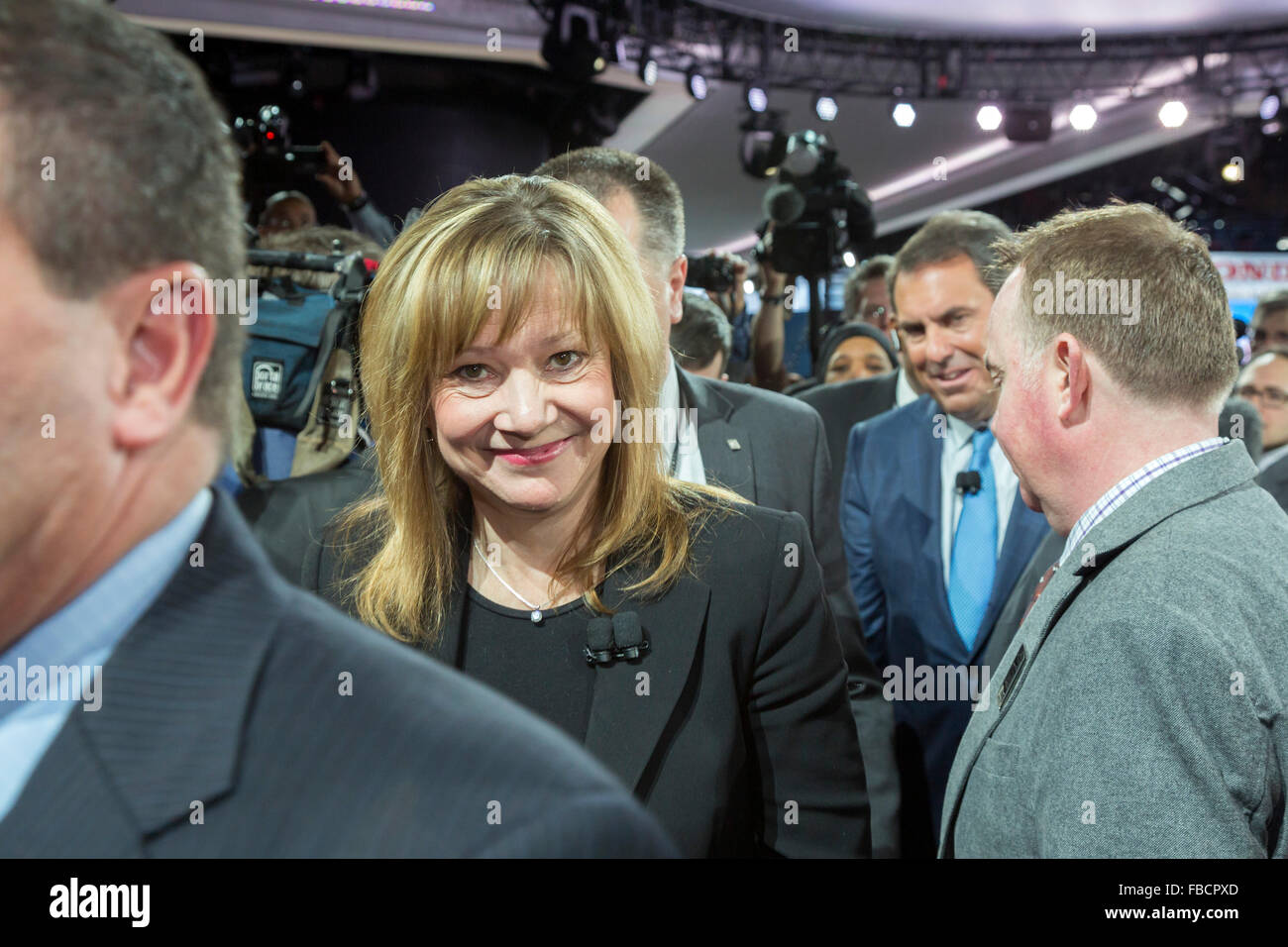 Detroit, Michigan - General Motors Chairman and CEO Mary Barra at the ...