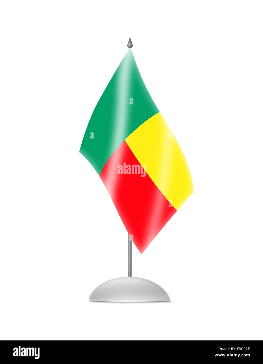 The Benin flag Stock Photo - Alamy