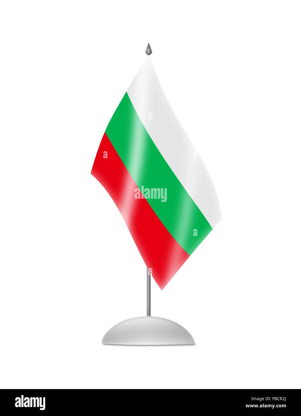 The Bulgarian flag Stock Photo - Alamy
