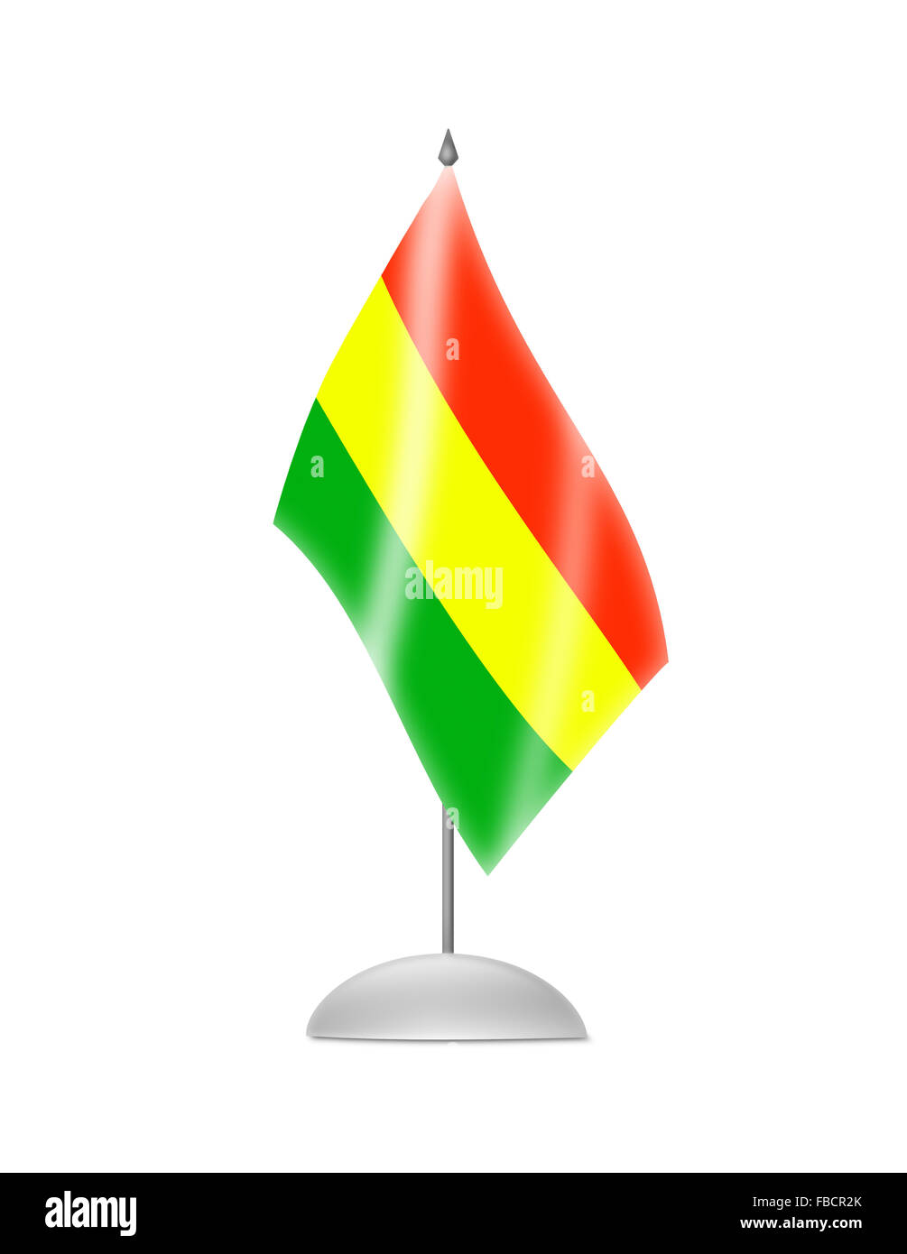 The Bolivian flag Stock Photo - Alamy