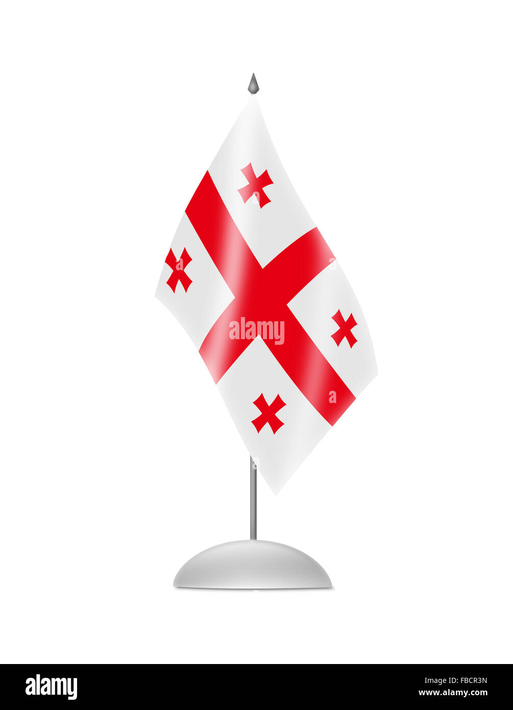 The Georgian flag Stock Photo - Alamy