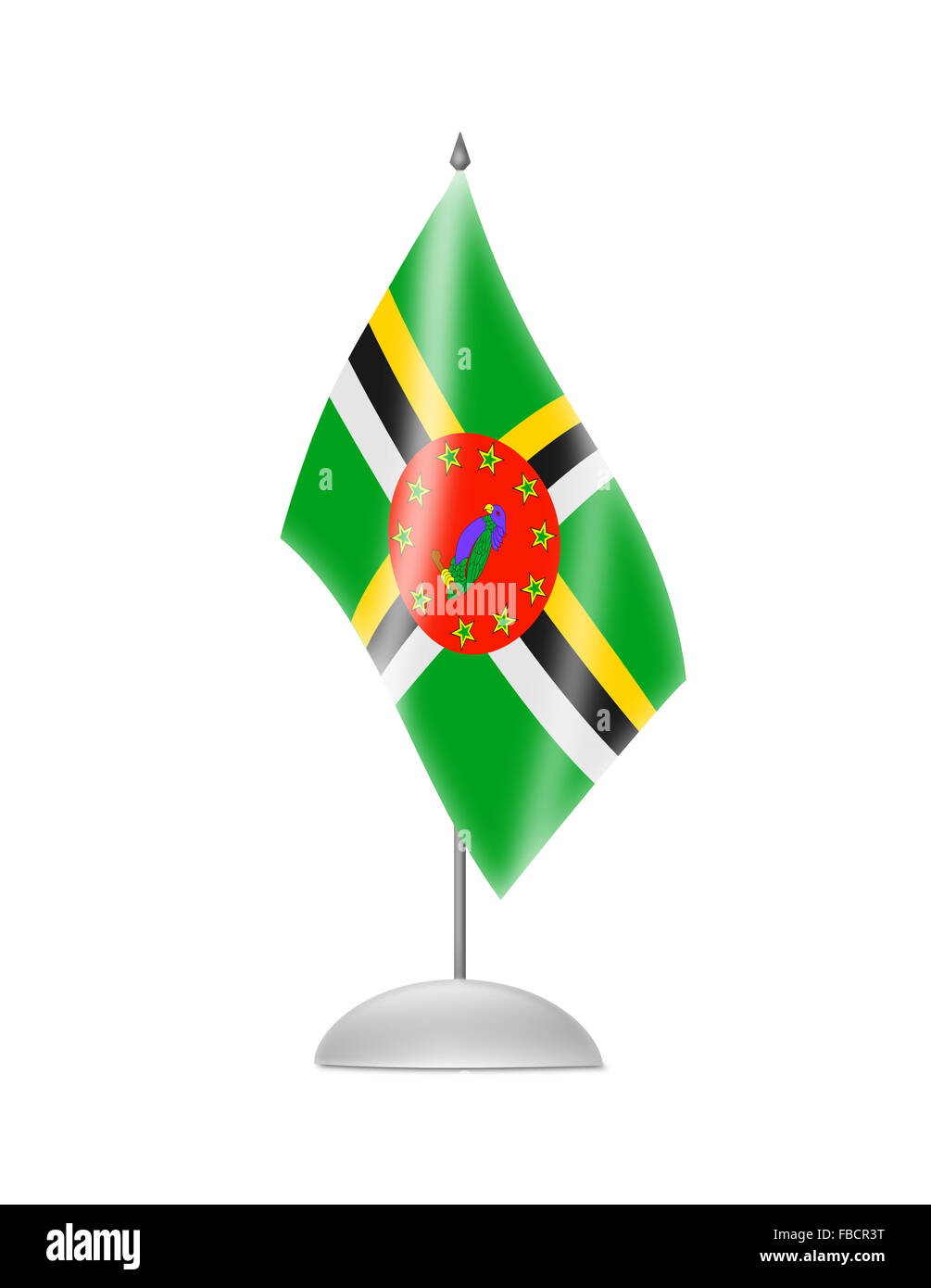 The Dominica flag Stock Photo - Alamy
