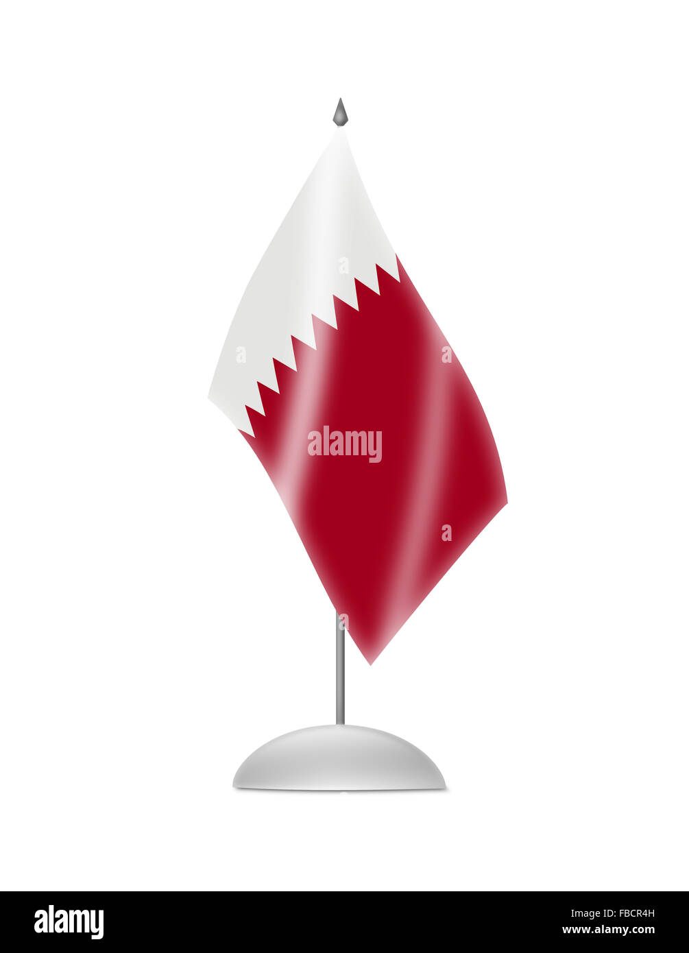 The Qatari flag Stock Photo - Alamy