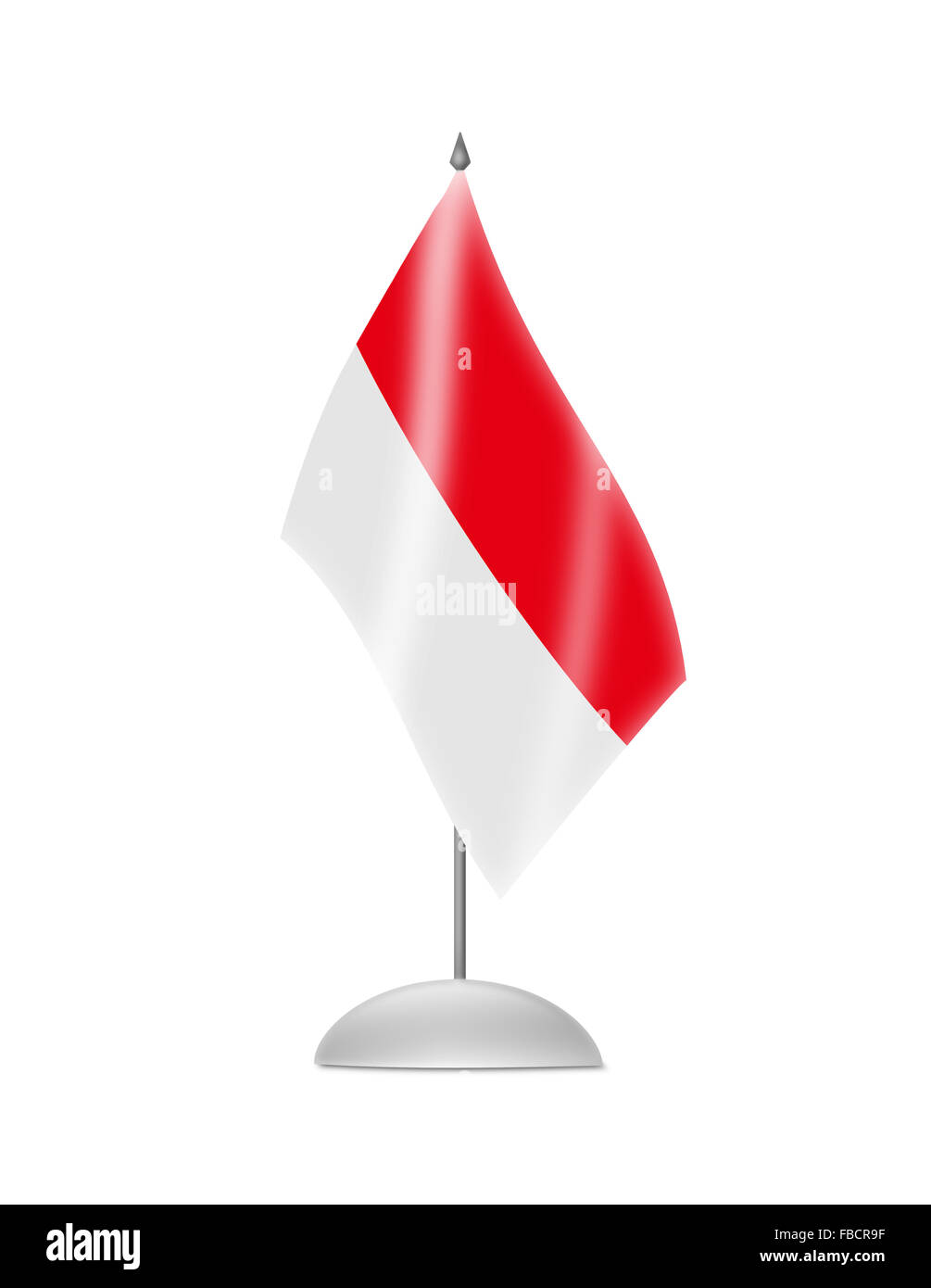 The Monaco flag Stock Photo - Alamy