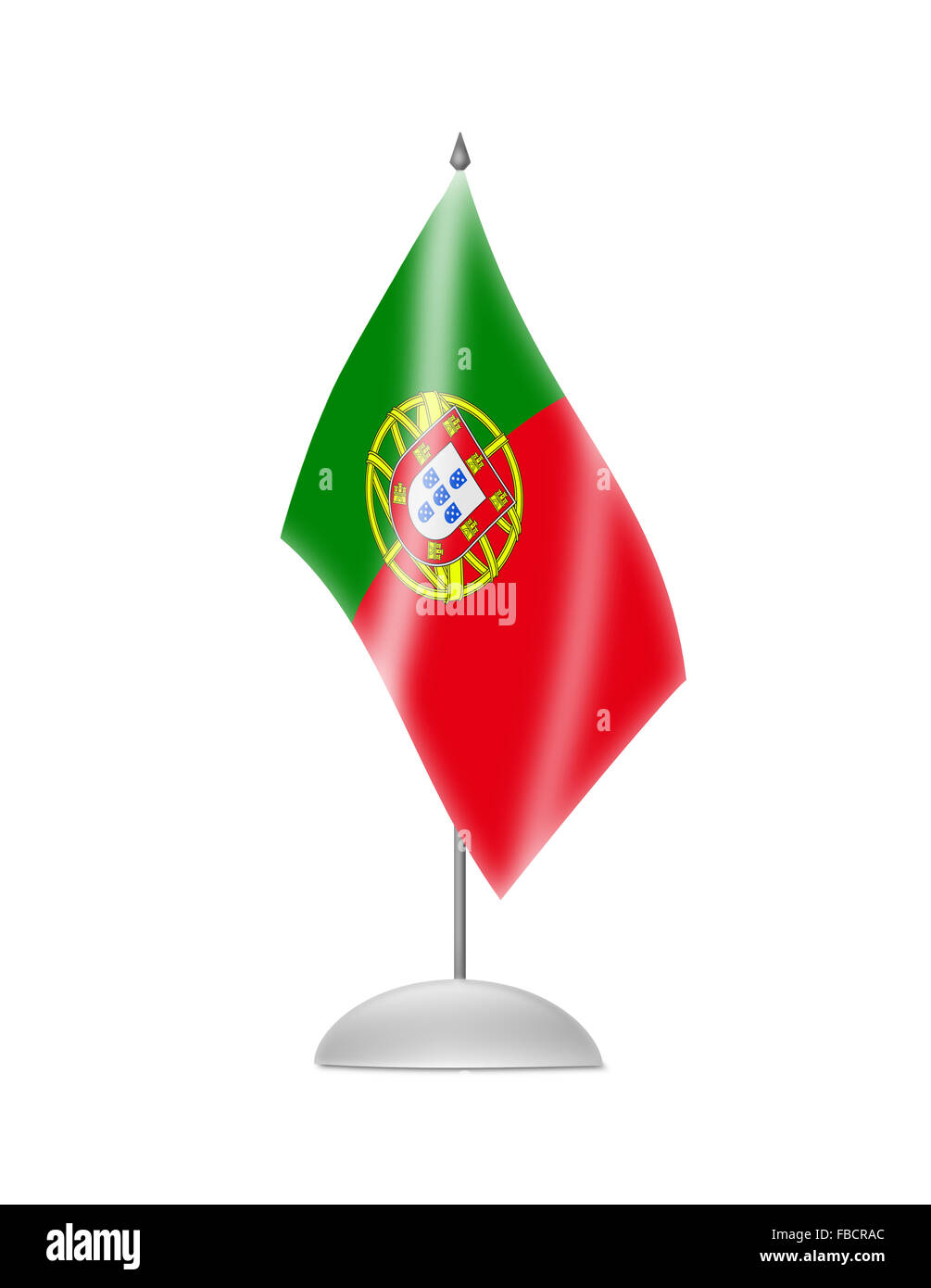 The Portuguese flag Stock Photo - Alamy