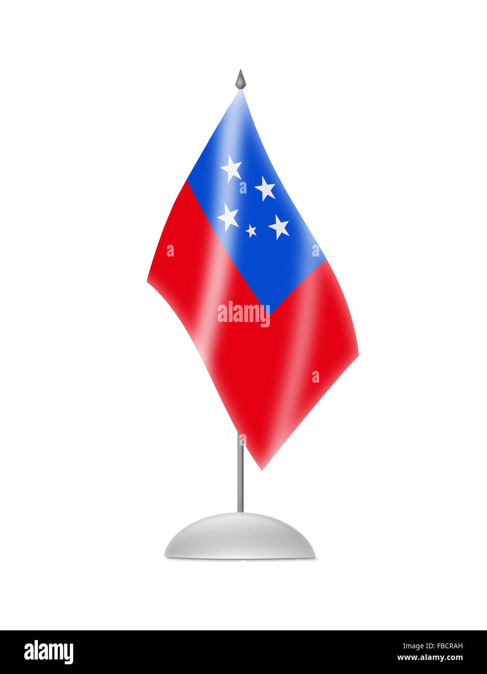 The Samoa flag Stock Photo - Alamy