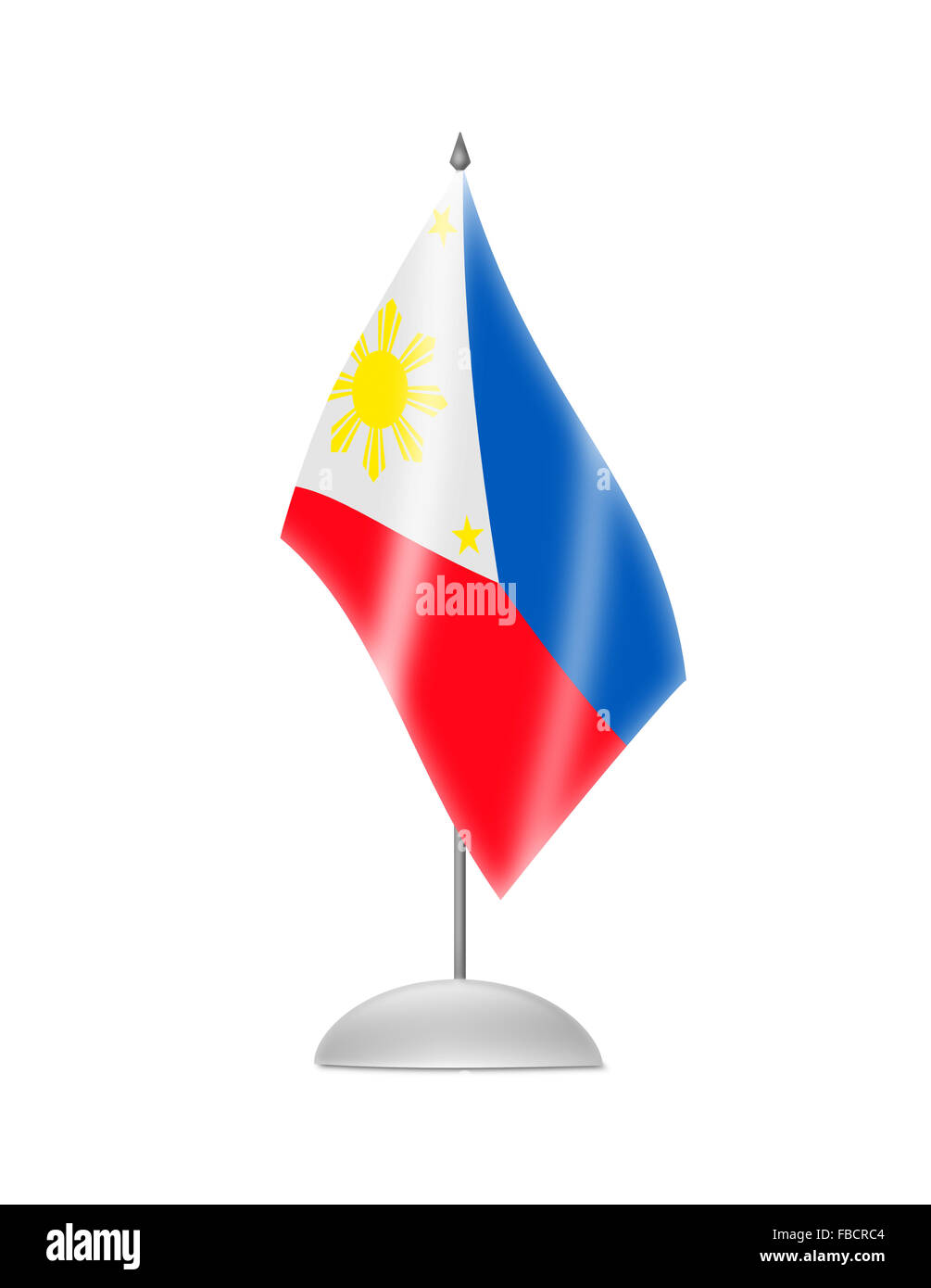 The Philippines flag Stock Photo - Alamy