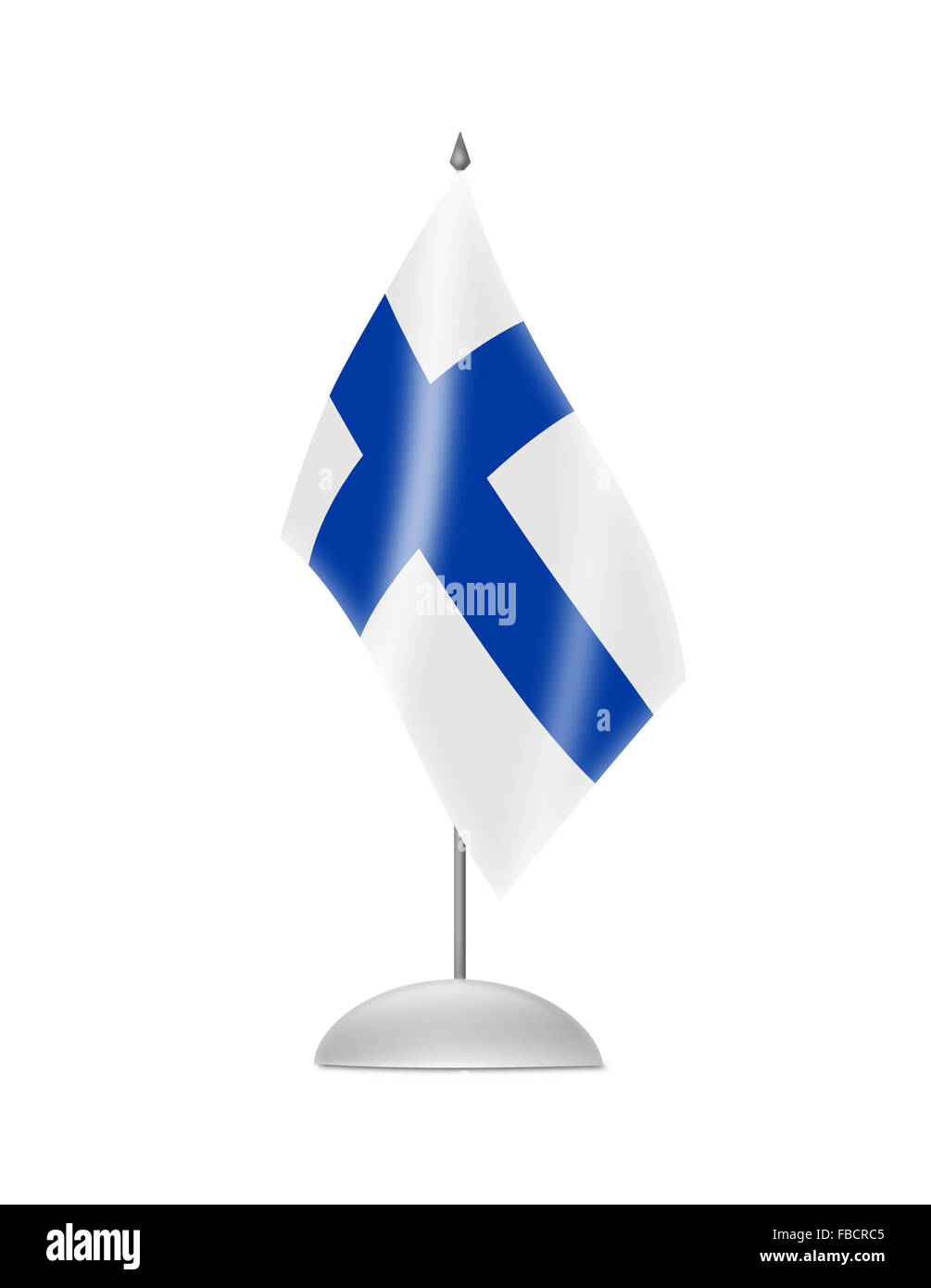 The Finnish flag Stock Photo - Alamy