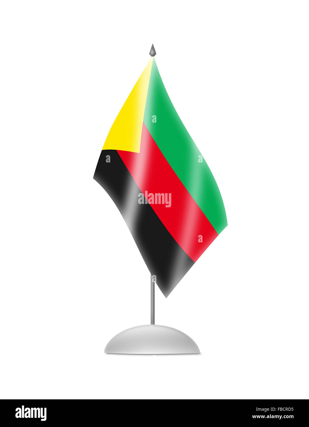 The Azavad flag Stock Photo - Alamy