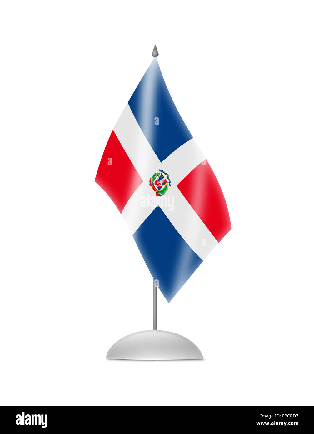The Dominican Republic flag Stock Photo - Alamy