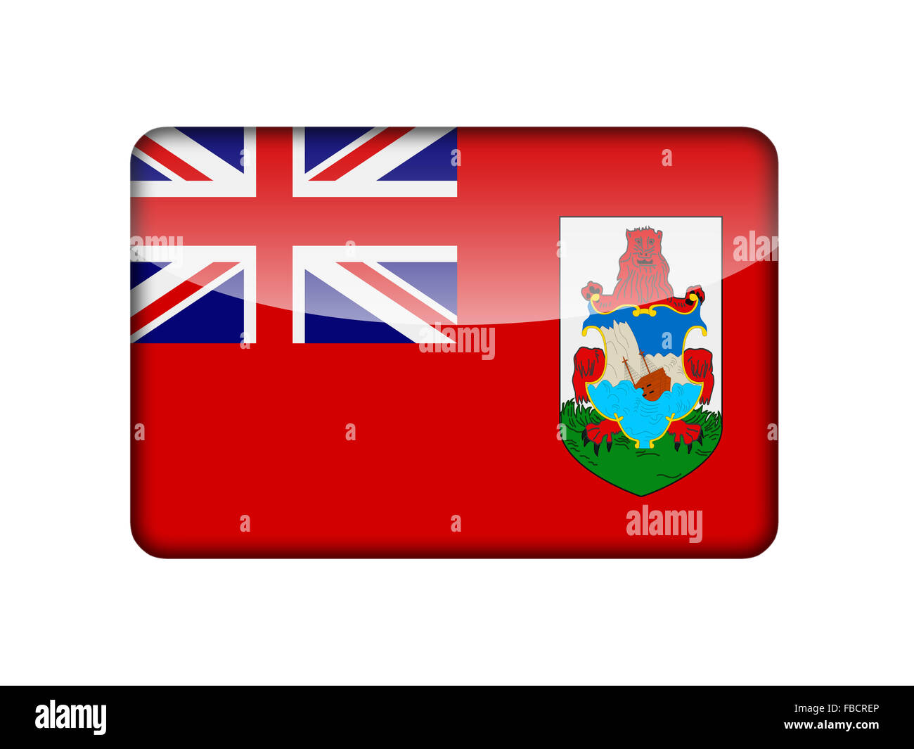 The Bermuda Islands flag Stock Photo - Alamy