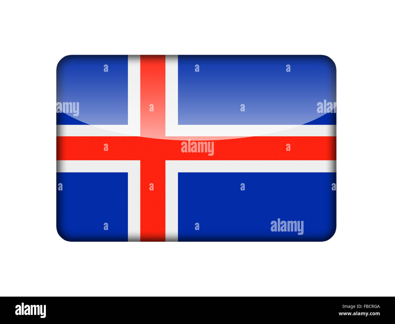 The Icelandic flag Stock Photo - Alamy