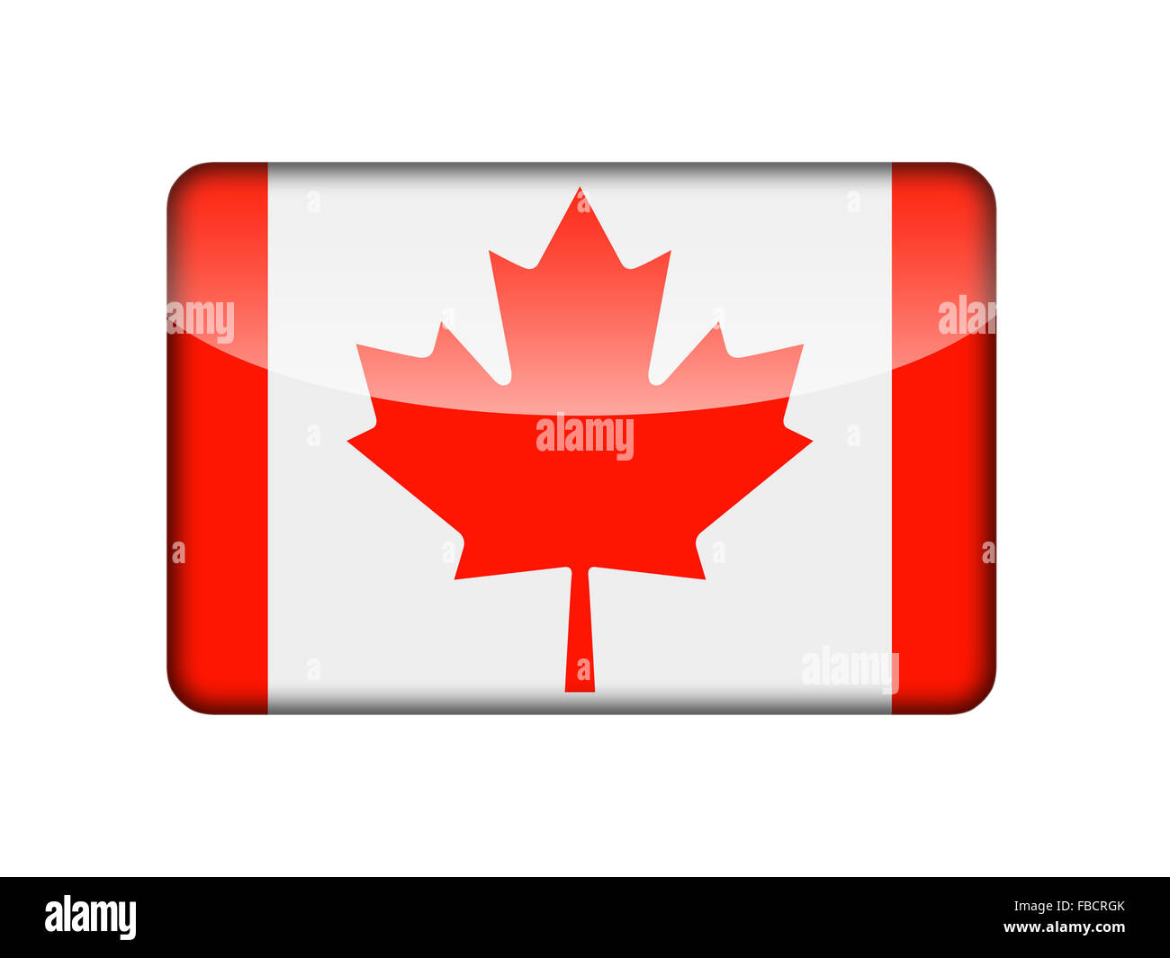 The Canadian flag Stock Photo - Alamy