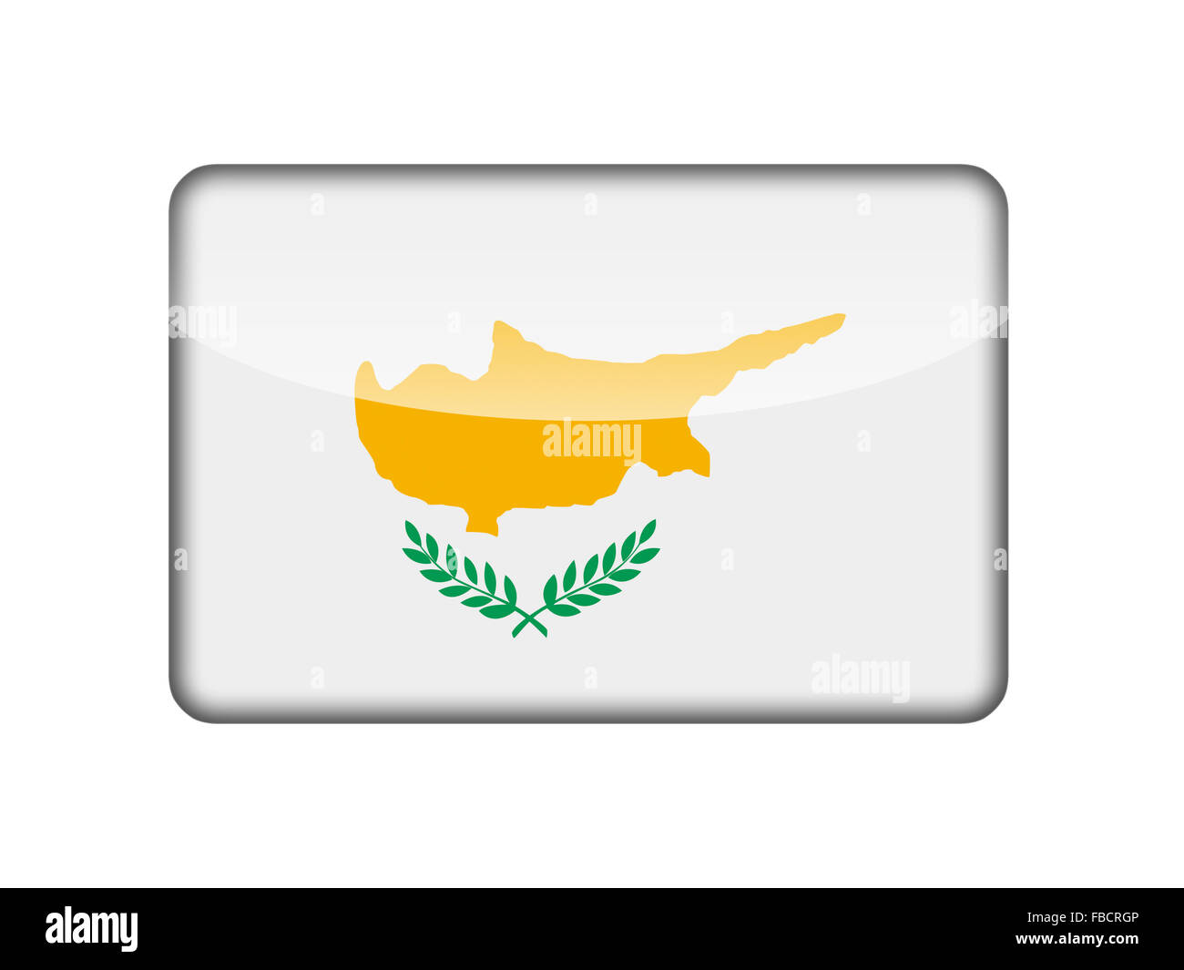 The Cypriot flag Stock Photo - Alamy