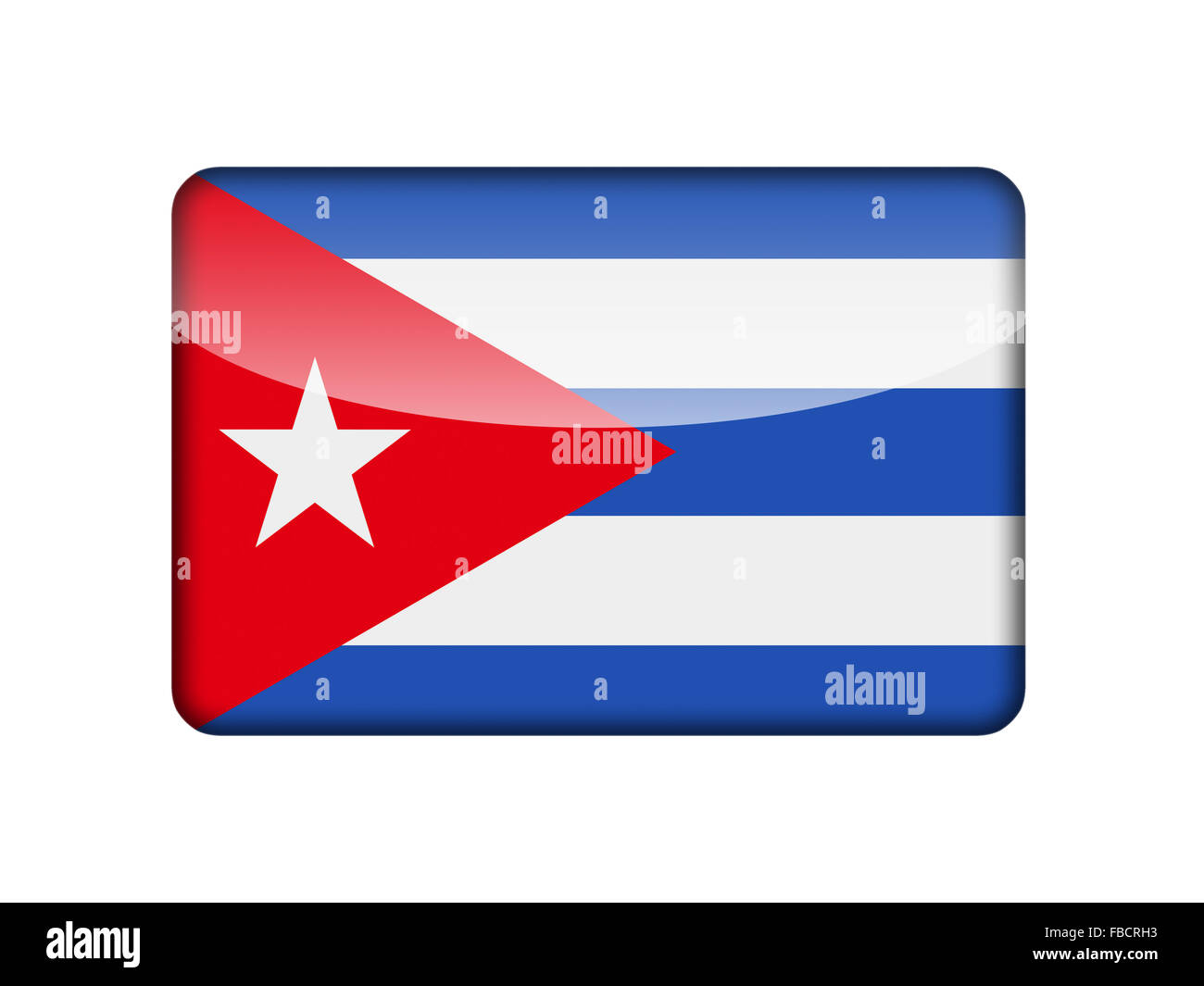 The Cuban flag Stock Photo - Alamy
