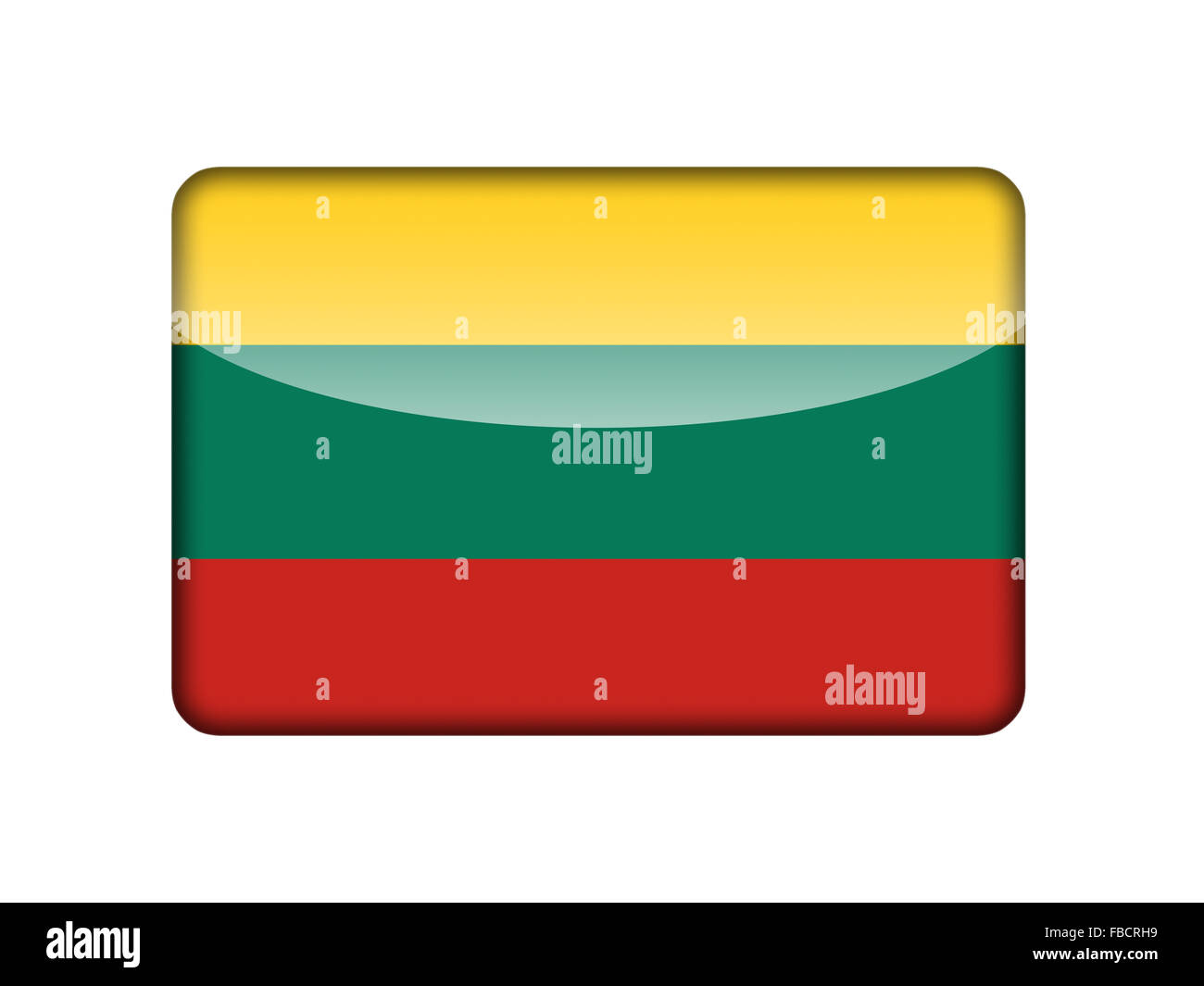 The Lithuanian flag Stock Photo - Alamy