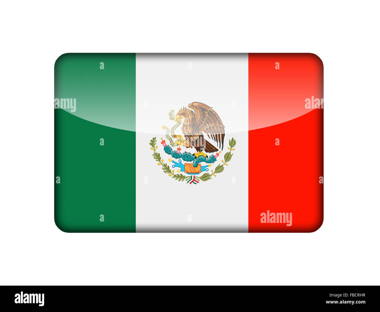 The Mexican flag Stock Photo - Alamy