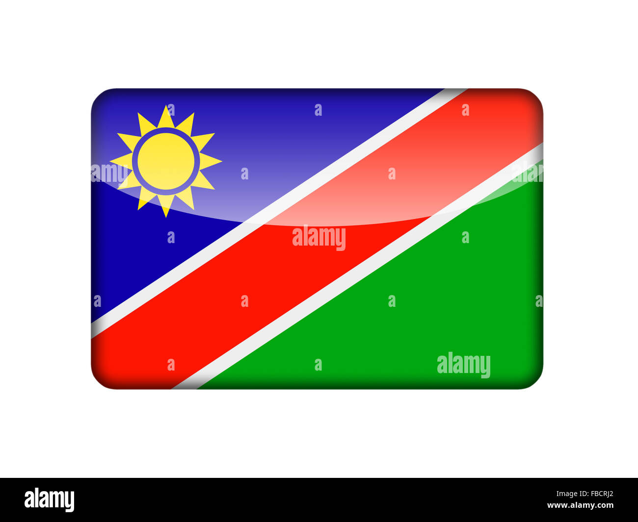The Namibia flag Stock Photo - Alamy