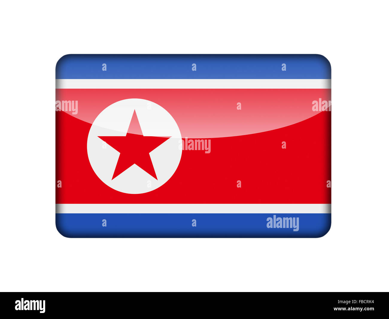 The North Korea flag Stock Photo - Alamy