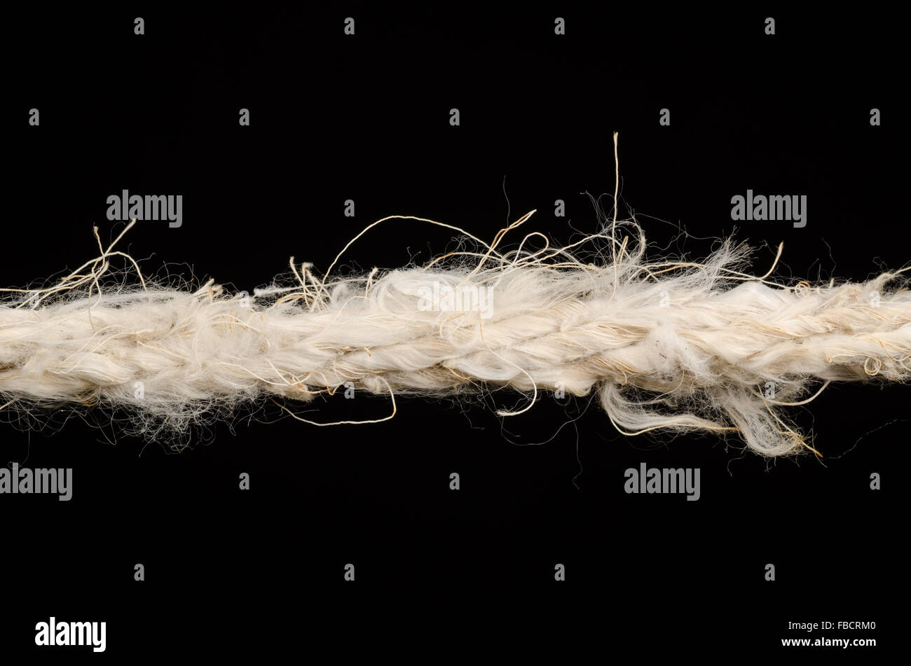 Rope about to break, a stress concept Stock Photo - Alamy