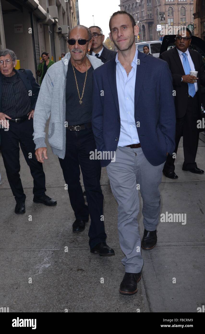 Seth and Les Gold leaving Huffinton Post Featuring: Seth Gold, Les Gold ...