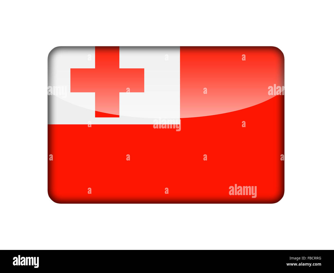 The Tonga flag Stock Photo - Alamy