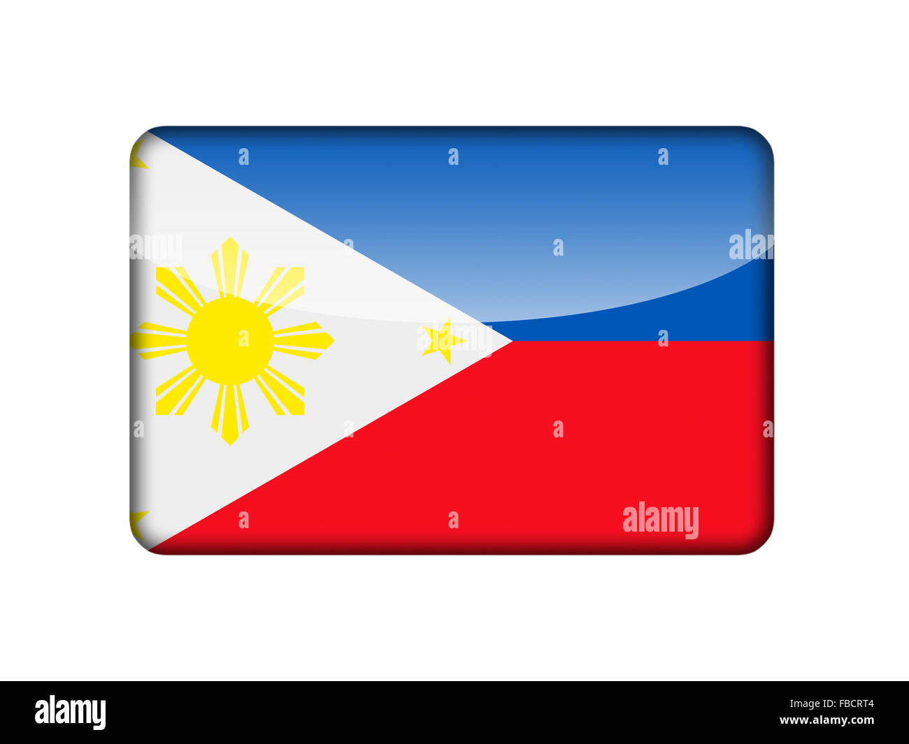 The Philippines flag Stock Photo - Alamy