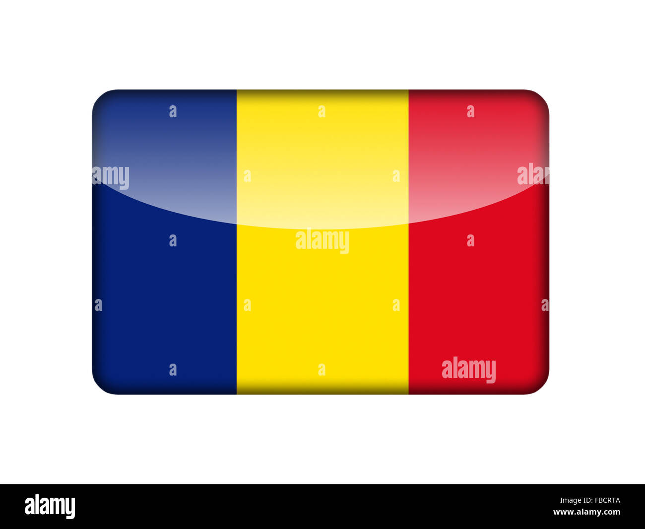 The Chad flag Stock Photo - Alamy