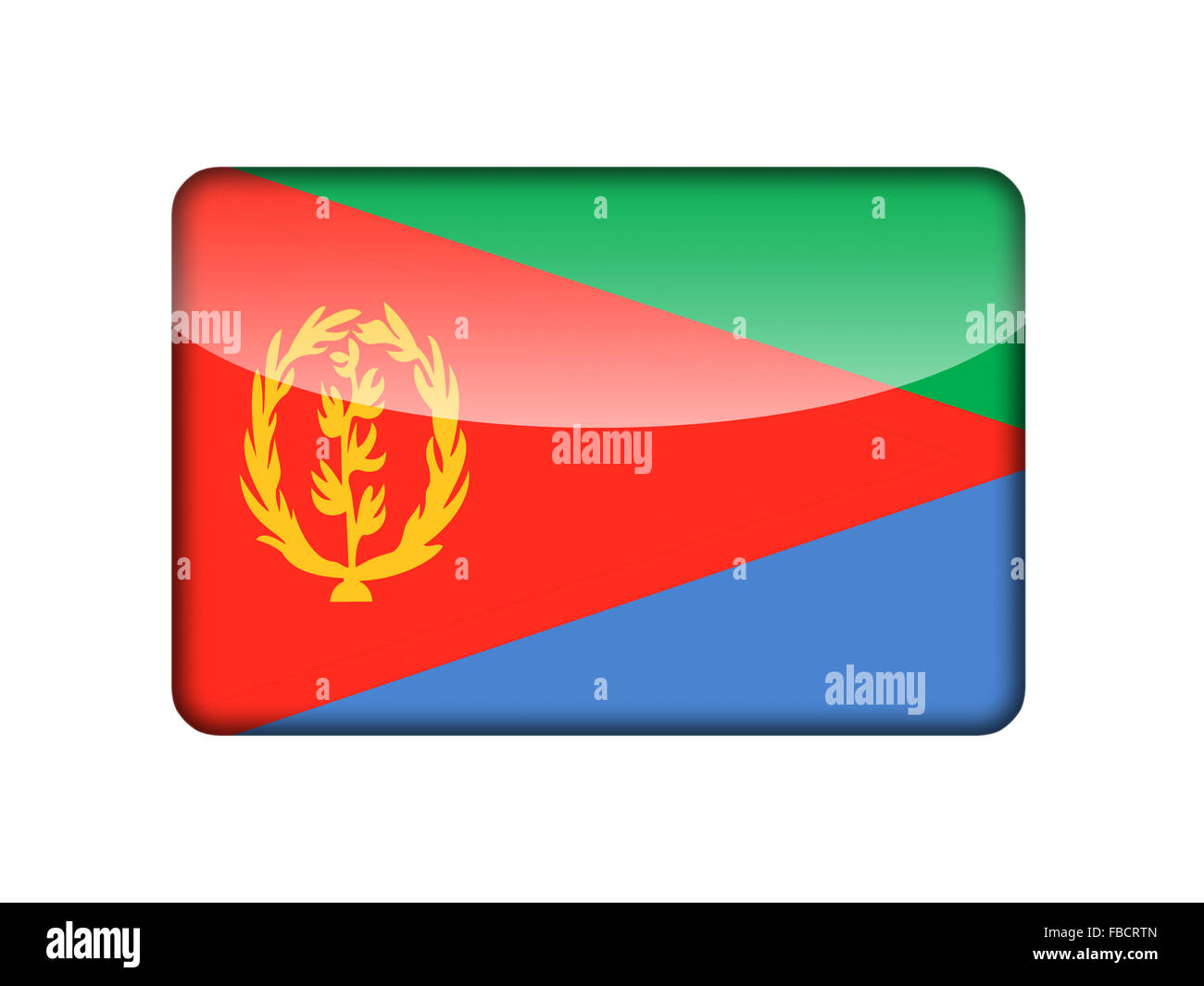 The Eritrea flag Stock Photo - Alamy