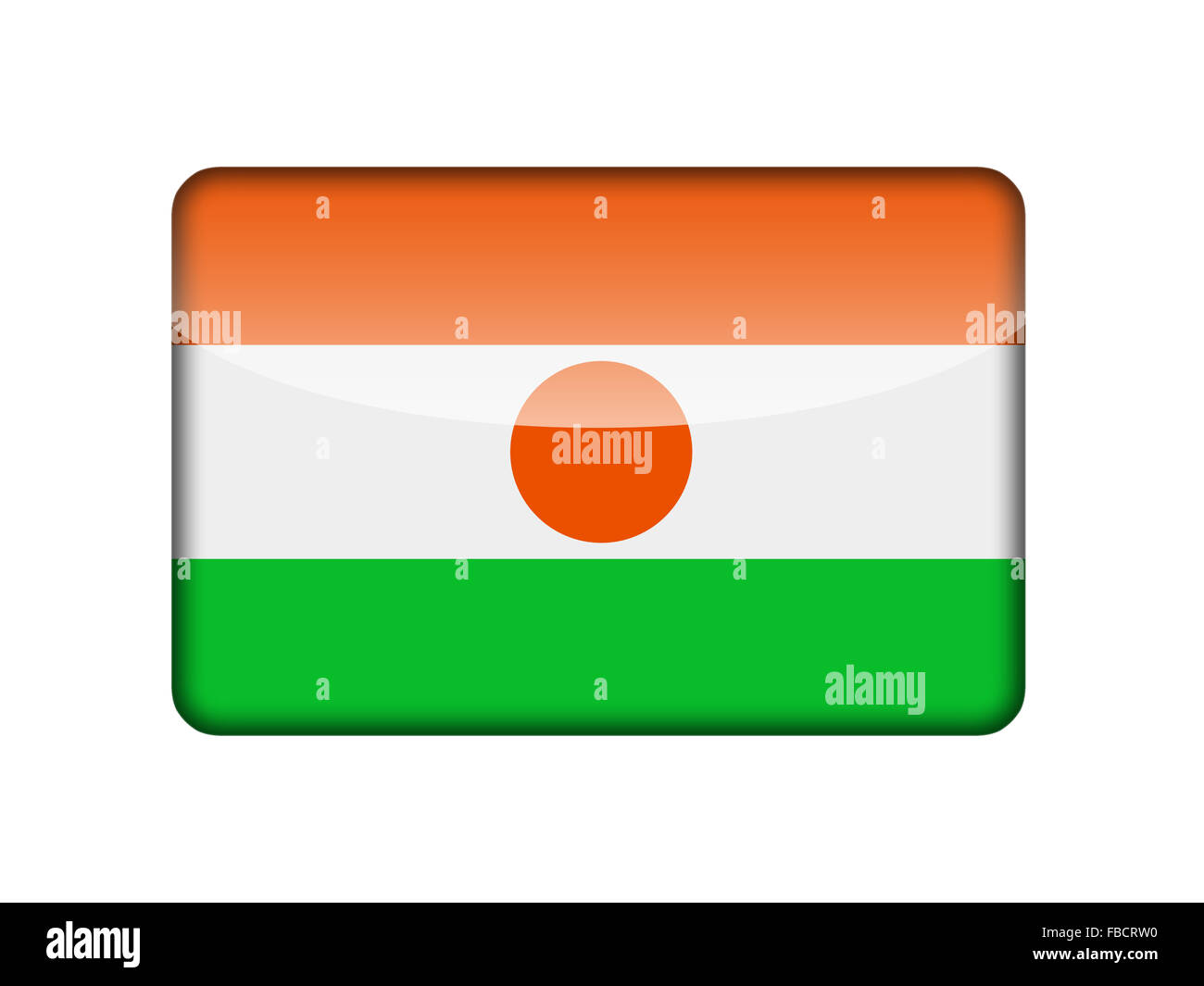 The Niger flag Stock Photo - Alamy