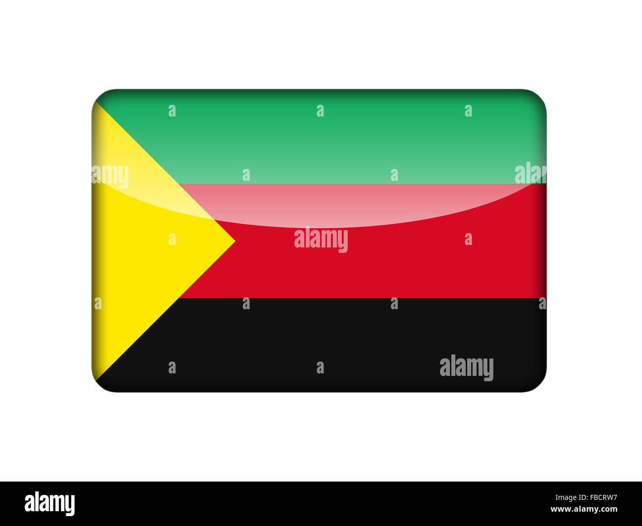 The Azavad flag Stock Photo - Alamy