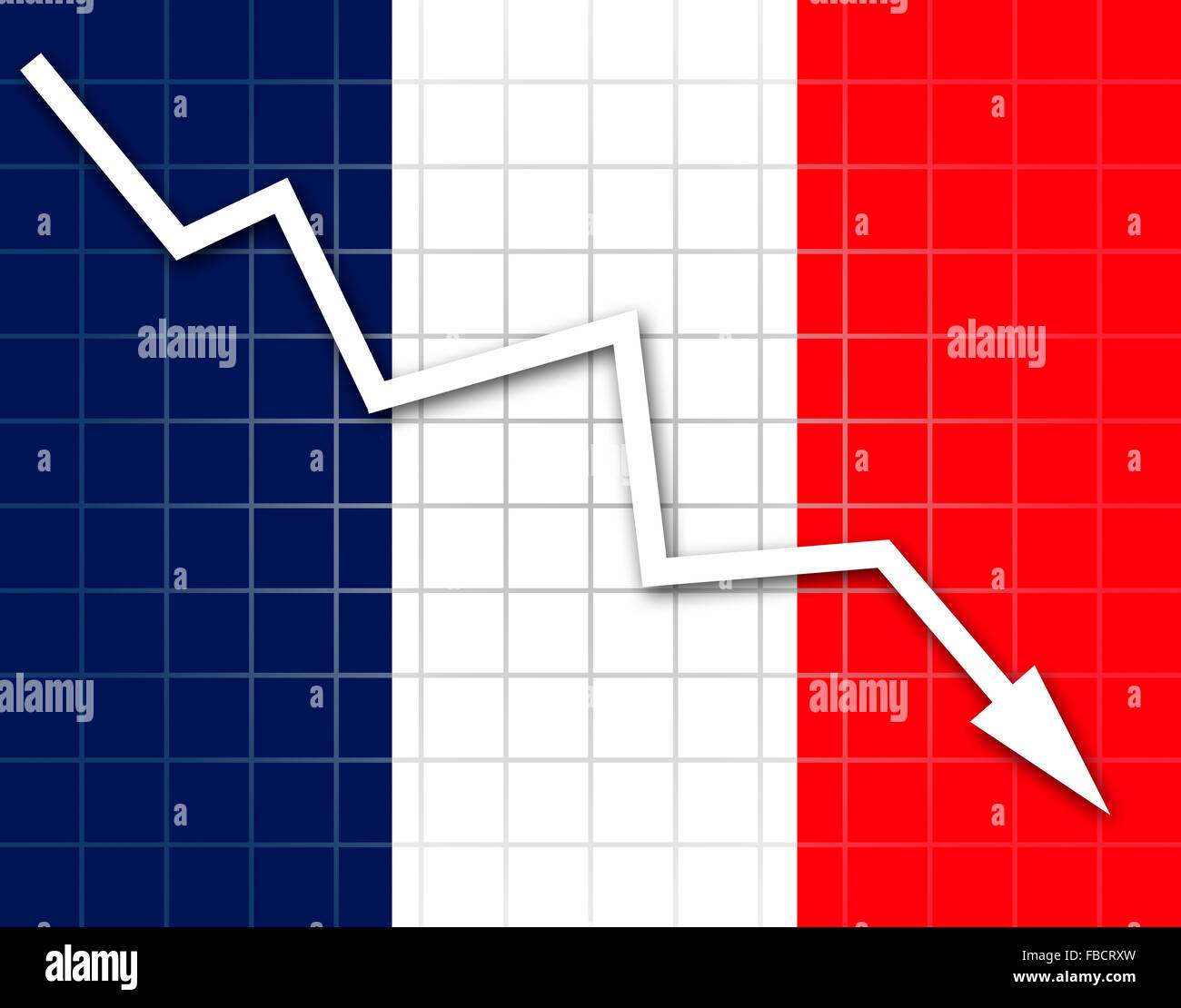 The French flag Stock Photo - Alamy