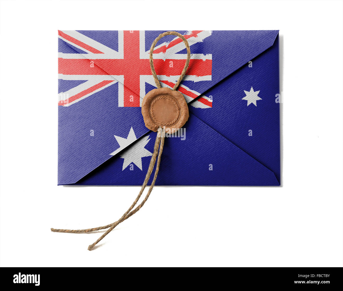 The Australian flag Stock Photo - Alamy