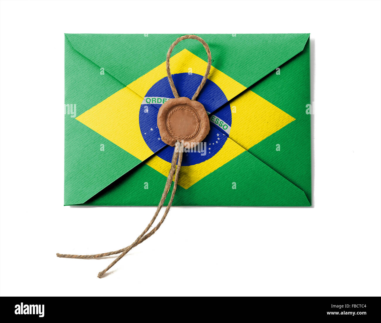 Postage stamp brazil brazilian Cut Out Stock Images & Pictures - Alamy