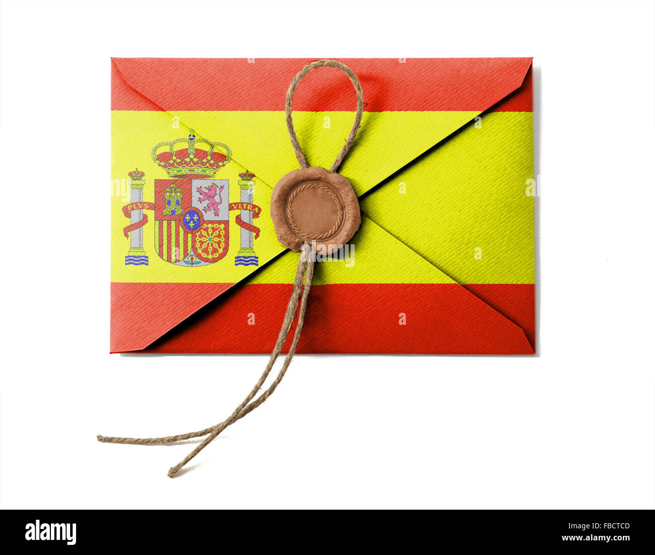 The Spanish flag Stock Photo - Alamy