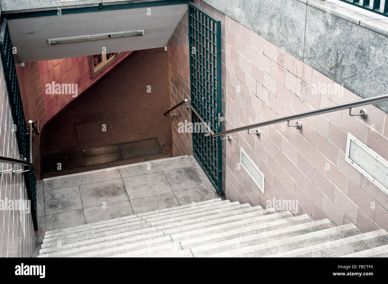 Underground stairs hi-res stock photography and images - Alamy