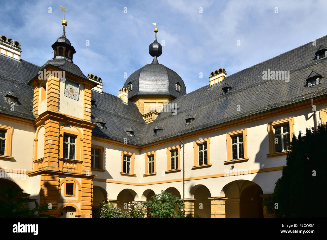 SCHLOSS SEEHOF castle near Bamberg, Bavaria, region Upper Franconia ...
